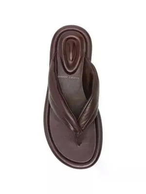 Officine Creative Padded Thong Sandals - Brown