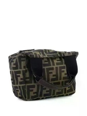 Fendi Vintage 1925 Cosmetic Zucca Canvas Mini Tote Bag - Brown