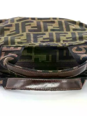 Fendi Vintage 1925 Cosmetic Zucca Canvas Mini Tote Bag - Brown
