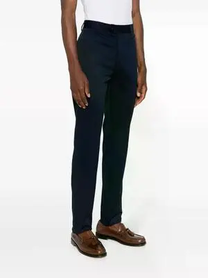 FURSAC Slim-fit Cotton Gabardine Chinos - Blue