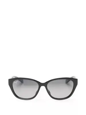 Maui Jim Punono Round-frame Sunglasses - Black