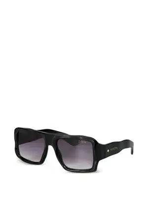 SELETTI X Okkia Kansas Square-frame Sunglasses - Black
