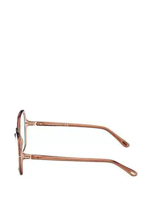 TOM FORD Geometric Frame Eyeglasses