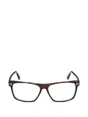TOM FORD T-logo Rectangle-frame Glasses