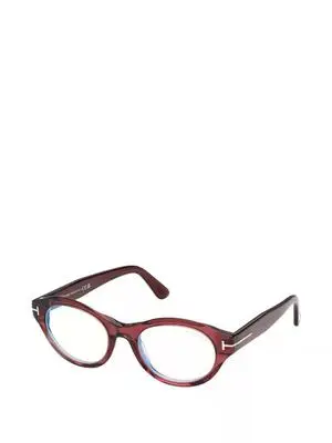 TOM FORD T-logo Cat-eye Glasses
