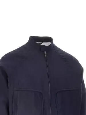 Emporio Armani Wool Zip-up Jacket