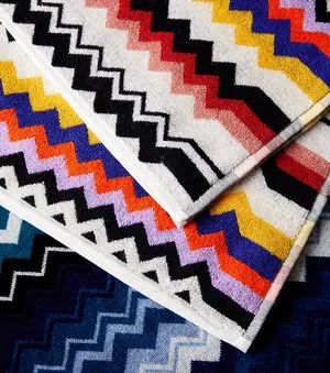 Missoni Best Set Of 2 Cotton Terry Towels - Multicoloured