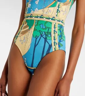 Tory Burch Printed One-piece Swimsuit