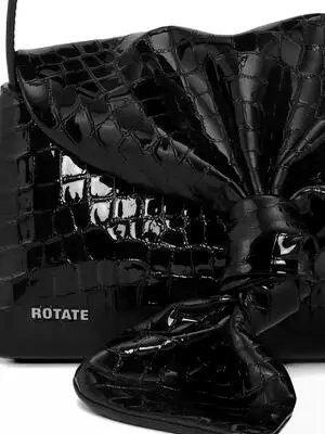 ROTATE BY BIRGER CHRISTENSEN The Drape Bag Croco Shoulder Bag