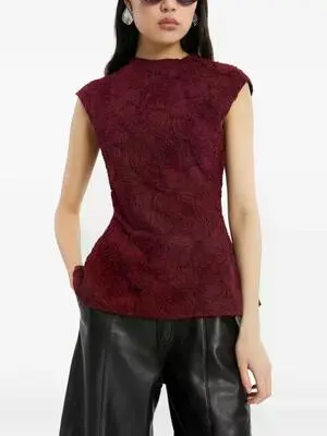 ROTATE BY BIRGER CHRISTENSEN Floral Peplum Hem Top