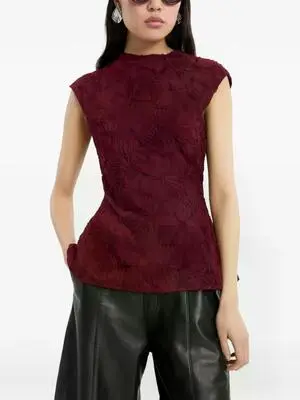 ROTATE BY BIRGER CHRISTENSEN Floral Peplum Hem Top