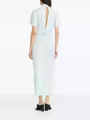 ROTATE BY BIRGER CHRISTENSEN Gathered Midi Dress