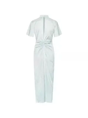 ROTATE BY BIRGER CHRISTENSEN Gathered Midi Dress