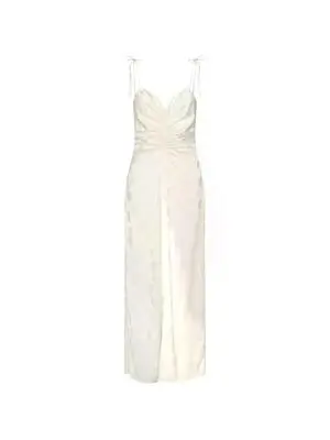 ROTATE BY BIRGER CHRISTENSEN Drapy Slip Maxi Dress