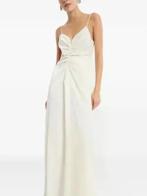 ROTATE BY BIRGER CHRISTENSEN Drapy Slip Maxi Dress