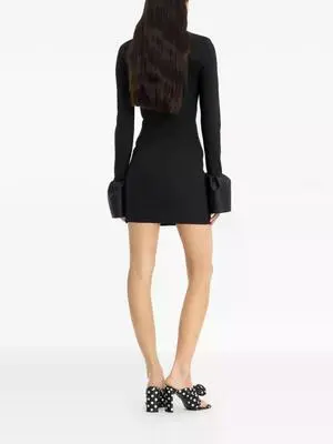 ROTATE BY BIRGER CHRISTENSEN Long Sleeve Frill Cuff Mini Dress