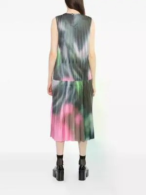 JNBY Graphic-print Pleated Dress