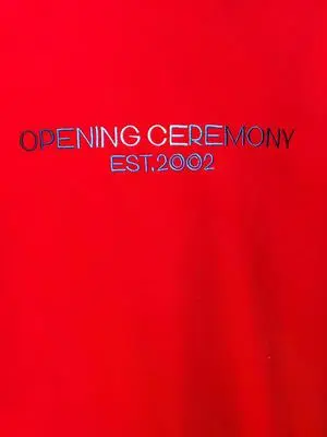 Opening Ceremony Embroidered Logo Sweatshirt