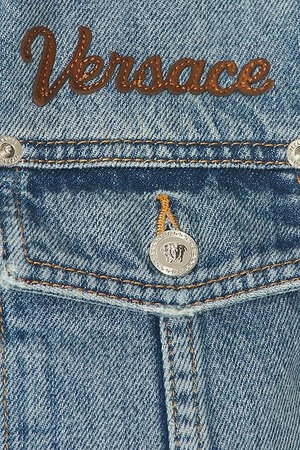 Versace Denim Mini Dress - Medium Blue