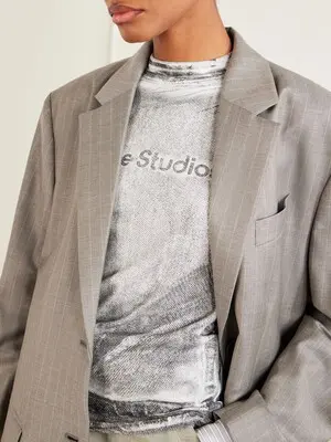 Acne Studios Julago Mels Pinstripe Wool Blazer