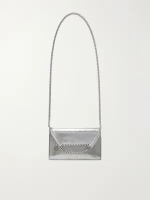 Stella McCartney Stella McCartney Falabella Wallet With Chain Silver