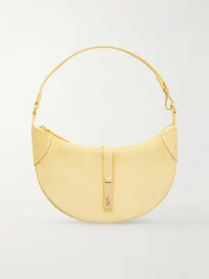 Polo Ralph Lauren Polo Id Mini Suede Shoulder Bag - Yellow