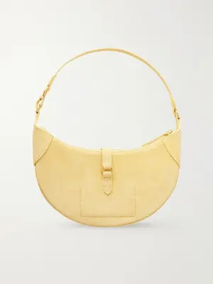 Polo Ralph Lauren Polo Id Mini Suede Shoulder Bag - Yellow