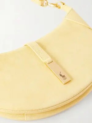 Polo Ralph Lauren Polo Id Mini Suede Shoulder Bag - Yellow