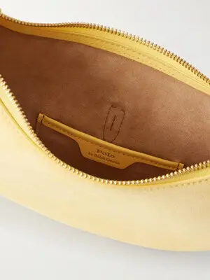 Polo Ralph Lauren Polo Id Mini Suede Shoulder Bag - Yellow