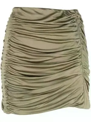 Gauge81 Ruched Jersey Miniskirt
