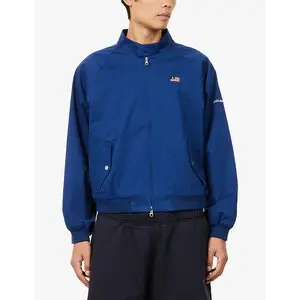 COLE BUXTON Embroidered Logo Cotton Bomber Jacket