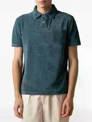 AURELIEN Short-sleeve Chest-pocket Polo Shirt