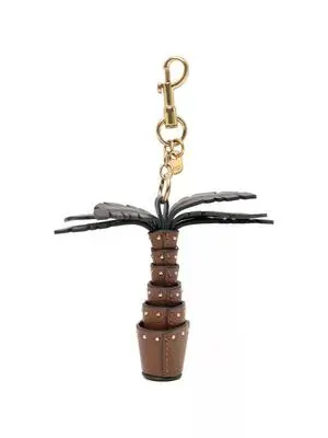 ANYA HINDMARCH Palm Tree Stud-embellished Keyring