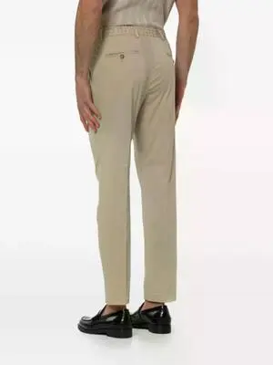 MANUEL RITZ Pleated Drawstring-waist Trousers - Neutrals