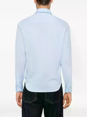 FERRANTE Pique Long-sleeve Shirt