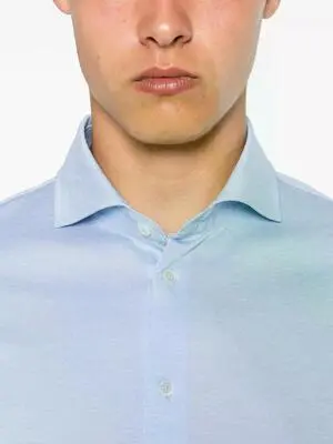 FERRANTE Pique Long-sleeve Shirt