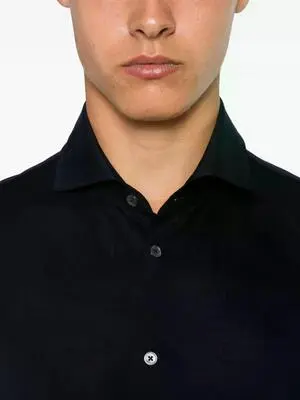 FERRANTE Piqué Long-sleeve Shirt