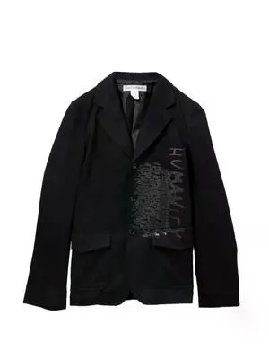 Comme Des Garçons Graphic-print Blazer