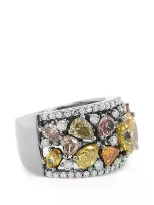 HYT JEWELRY 18k White Gold Multi-stone Diamond Ring