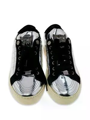 Philipp Plein Metallic Low-top Sneakers