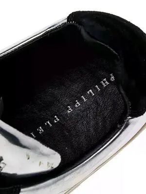 Philipp Plein Metallic Low-top Sneakers