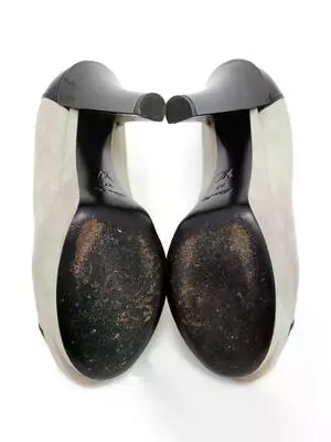 LOUIS VUITTON Peep-toe Platform Pumps