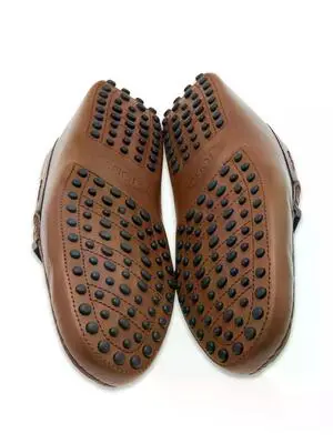 TOD'S Horsebit Leather Loafers