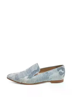 Stella McCartney Camo Print Loafers - Blue