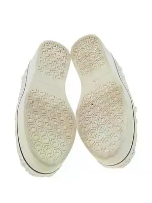 Stella McCartney Floral Lace Slip-on Platform Sneakers - Neutrals