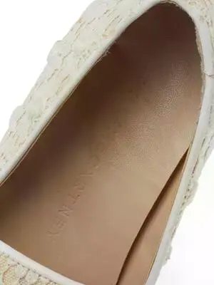 Stella McCartney Floral Lace Slip-on Platform Sneakers - Neutrals
