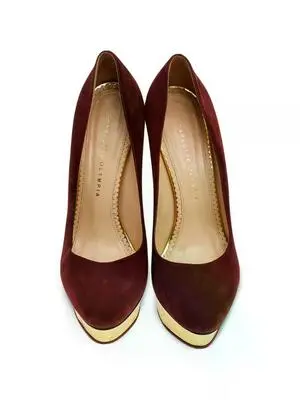 CHARLOTTE OLYMPIA 155mm Dolly Platform Heeled Pumps