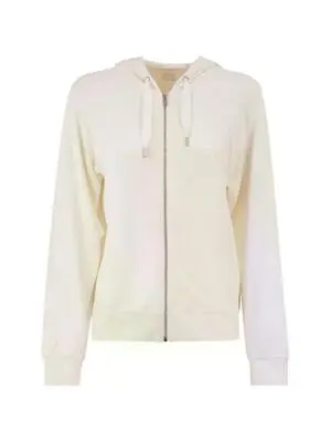 Majestic Filatures Zip-up Raglan-sleeve Hoodie - Neutrals