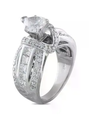 LB EXCLUSIVE 14k White Gold Diamond Ring - Silver