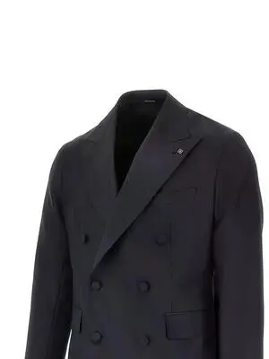 Tagliatore Super 110's Double-breasted Wool Suit
